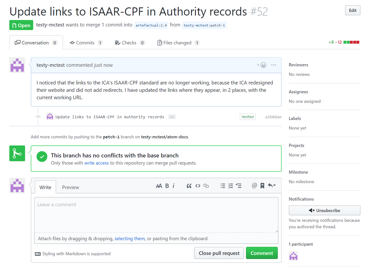 Contribute documentation - AtoM wiki